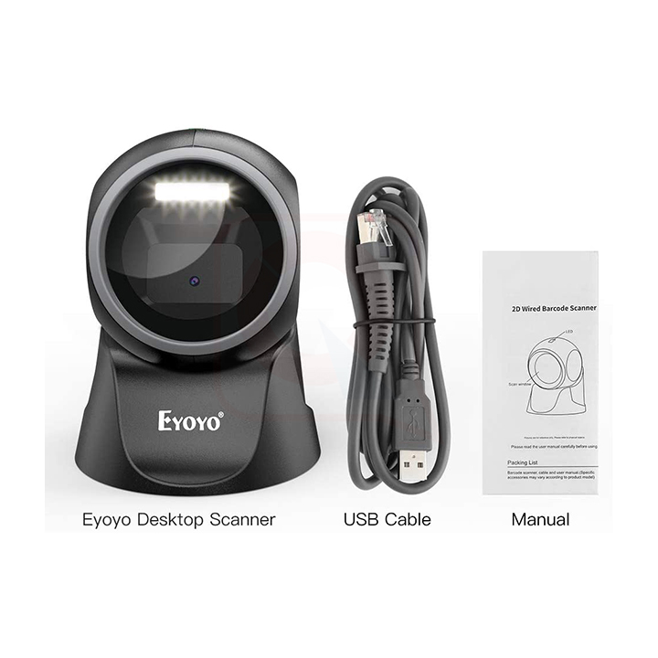 Eyoyo EY-7130 1D 2D Desktop Barcode Scanner